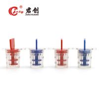 China Plastic Electric Meter Seal with Numbers JCMS003 for Water Meter ABS+PC 0.8mm Wire for sale