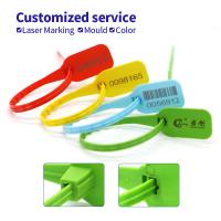 China JCPS119 Plastic Security Seal 30cm Anti-Tamper PP PE for Mail Bags Logistics for sale