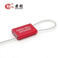 China Disposable Cable Seal Lock JCCS004 1.5mm Diameter 3.5KN Tensile Strength for Container and Track Security for sale