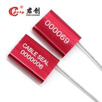 China Disposable Cable Seal Lock JCCS004 1.5mm Diameter 3.5KN Tensile Strength for Container and Track Security for sale