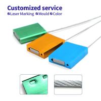 China JCCS007 Pull Tight Container Security Cable Seal 1.8mm Wire 1.6KN Tensile Strength for sale