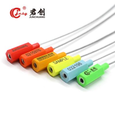 China JCCS305 pull tight container security cable seal steel security cable wire seals numbered for sale