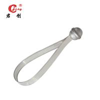 China Embossed Metal Strap Seal 365mm x 8.5mm for Steel Strapping Edge Curled for sale