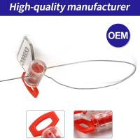 China JCMS005 Security Twist Tie Electric Meter Seal Water Meter Seal PC+ABS 0.68mm Wire Diameter Custom Color for sale