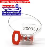 China JCMS005 Security Twist Tie Electric Meter Seal Water Meter Seal PC+ABS 0.68mm Wire Diameter Custom Color for sale
