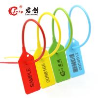 China Custom Design Plastic Seal Numbered Disposable Fire Extinguisher Seal 360mm Length 262N Tensile Strength for sale