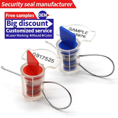 China JCMS003 Plastic Lead Meter Seal High Security Electric Meter Seal ABS PC for sale