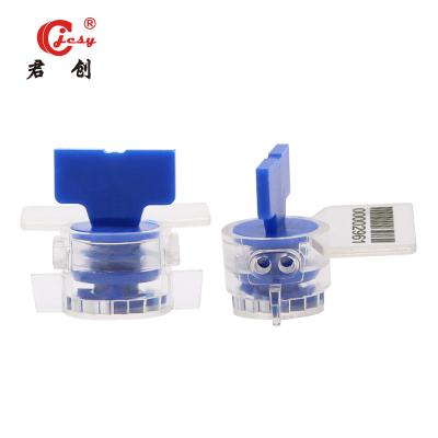 China JCMS004 Meter Seal Security Twist Lock PC+ABS 20.7mm Custom Laser Marking for sale