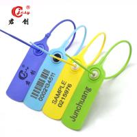 China JCPS005 custom one time use tamper proof plastic seal theft proof for sale