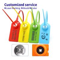 China Disposable PP Plastic Security Seal 360mm Pull Tight for Bank Cash Bag Ballot Box for sale
