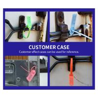 China Tamper Proof Security Plastic Seal 30cm 40cm 50cm for Trucks Logistics and Clothing for sale