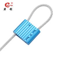 China JCCS005 Aluminum Alloy Cable Seal 35x41x13mm with Custom QR Code for Container Security for sale