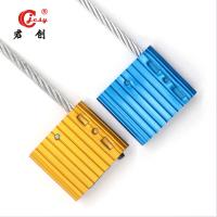 China JCCS005 Aluminum Alloy Cable Seal 35x41x13mm with Custom QR Code for Container Security for sale
