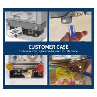China JCMS001 Electric Meter Seal ABS PC Red Blue Yellow Security Seal for Water Meter Box for sale