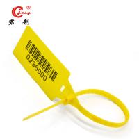 China JCPS102 Container Plastic Seal Tamper Proof Pull Tight Plastic Label Seal for sale