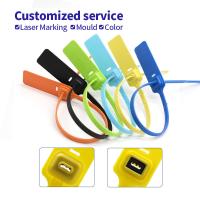 China JCPS605 Plastic Security Seal Tags 41.2cm 7mm PP PE Metal for Logistics Express for sale