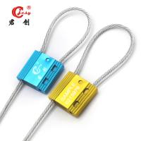 China Custom QR Code Cable Seal Lock 1.5-3.5mm Wire Diameter 3.0KN Tensile Strength for sale