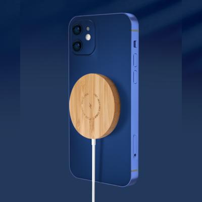 China Mobile Phone 15W 10W 5W Bamboo Wooden Wireless Charger For iPhone/sumsung Wooden Fast Wireless Chargers for sale