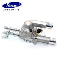 China Auto Engine Coolant Flange Thermostat Housing Cover For Hyundai Kia 25600-23650 Air Cargo for sale