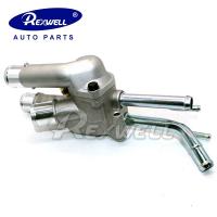 China Auto Engine Coolant Flange Thermostat Housing Cover For Hyundai Kia 25600-23650 Air Cargo for sale