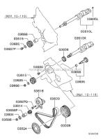 China Top Performance MD050125 Timing Belt Tensioner Arm for MITSUBISHI 2.5 DiD KA4T Engine for sale