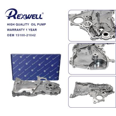 China 15100-21042 15100-21040 Auto Part Engine Oil Pump Assembly with Timing Cover for Toyota Vios Yaris Verso Corolla 1NZ 2NZ NCP90 for sale