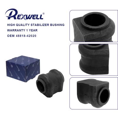 China REXWELL Auto Rear Suspension Stabilizer Bar Bush Bushing Set 48818-0R030 48818-12290 48818-42020 L/R for Toyota RAV4 2013-2018 for sale