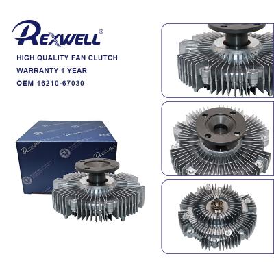 China New Automotive Radiator Cooling Fan Clutch Viscous Coupler 16210-67010 16210-67030 16210-67050 for TOYOTA LAND CRUISER 90 1KZ-TE 1996-2002 for sale