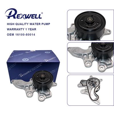 China Auto Cooling Systems Spare Parts Car Engine Coolant Water Pump Assy WPT-201 16100-80014 for TOYOTA COROLLA 2ZR-FXE 1610080014 for sale