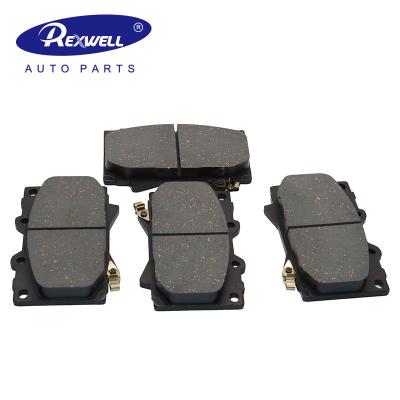 China 04465-YZZF6 Toyota Genuine & Aftermarket Ceramic Semi-Metal Front Disc Brake Pad Kit For LAND CRUISER HILUX Pickup 4x4 2001-2005 for sale