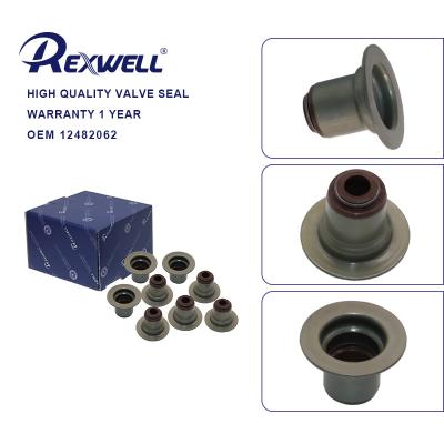 China Original Auto Engine Exhaust Valve Stem Oil Seal Ring Kit Black 12482062 12645472 12689006 for GM CHEVROLET (C8) 6.2 LT5 for sale