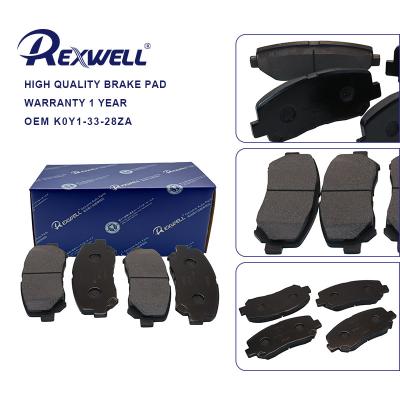 China Wholesale Price High Quality Low Metallic Ceramic Front Brake Pads K0Y1-33-28ZA For Mazda CX-5 (KE, GH) 2.0 2.2 2.5 K0Y13328ZA for sale