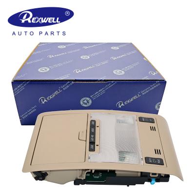 China New Genuine Part 1D153-020G Auto Car Yellow-Drown Front Overhead Console Dome Reading Light Lamp Sunroof Control For LEXUS LS460 for sale