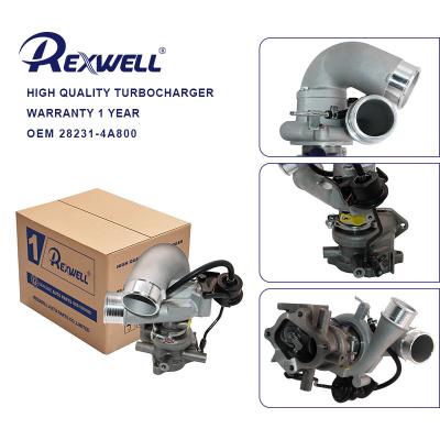China REXWELL OE 49590-45607 28231-4A800 High Performance Auto Engine Turbocharger & Parts Assy For Mitsubishi Hyundai Kia K2500 Turbo for sale