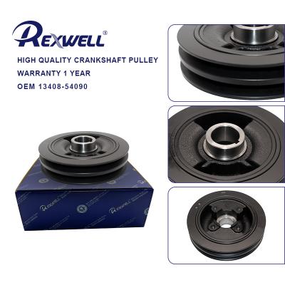 China 13408-54090 13408 54050 13408 54070 13408 54080 Auto Engine Crankshaft Pulley for Toyota Hiace Hilux Land Cruiser 2L 3L 5L for sale