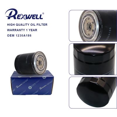 China 1230A186 High Quality Auto Engine Oil Filter For Mitsubishi Triton L200 Pajero Strada 2008-2015 for sale