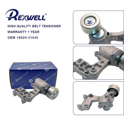 China 16620-31040 16620-31020 16620-31050 16620-31021 High Quality Auto Drive Belt Tensioner Assembly For Toyota Lexus RX350 Camry RAV4 for sale