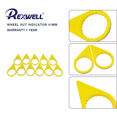 China 41mm Yellow Wheel Nut Check Indicator Loose Lug Nut Indicator for sale