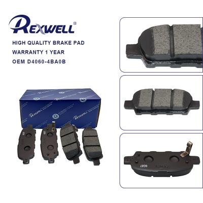 China D4060-4BA0B High Performance Front Brake Pad Set For Nissan X-Trail T32 2016 for sale