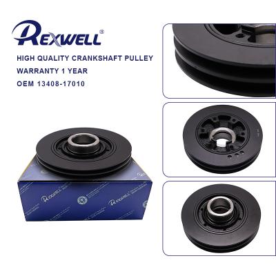 China 13408-17010 13408-17020 Diesel Engine Crankshaft Pulley for Toyota Land Cruiser 1HZ 1HDT  FJ75 Coaster BB4# for sale