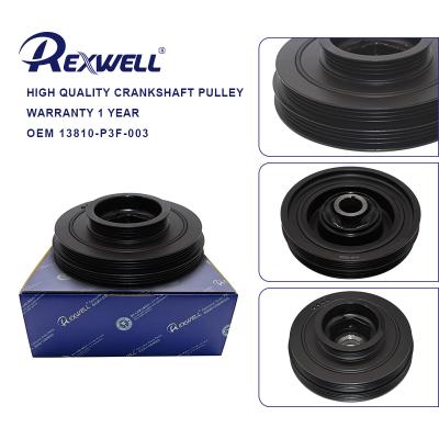 China 13810-P3F-003 Crankshaft Pulley for Honda CRV 1997-2002 RD1 RD2 for sale