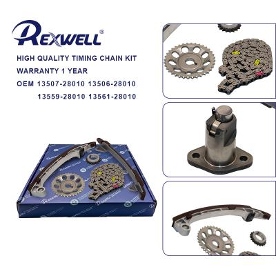 China 13507-28010 13506-28010 13559-28010 13561-28010 Engine Timing Chain Kit for Toyota Avensis 2AZ 1AZ for sale