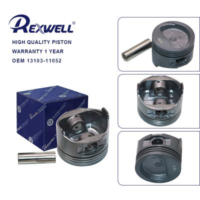 China 13103-11052 Engine Piston Set With Pin For Toyota Corolla AE100 EE100 Starlet EP8# EP9# for sale