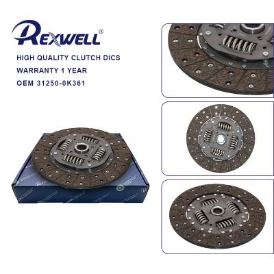 China 31250-0K361 Oem Clutch Disc 31210-0K360 For Toyota Hilux Revo for sale