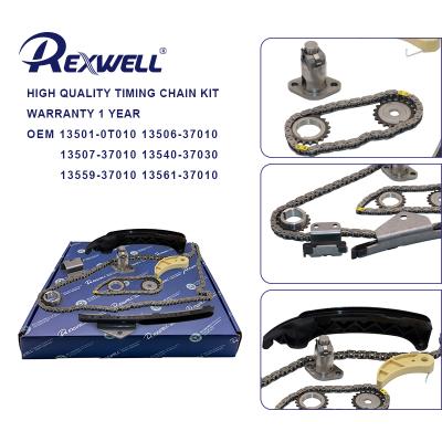 China 13501-0T010 13506-37010 13507-37010 13540-37030 13559-37010 Car Engine Timing Chain Kit For Toyota 1ZR 2ZR for sale