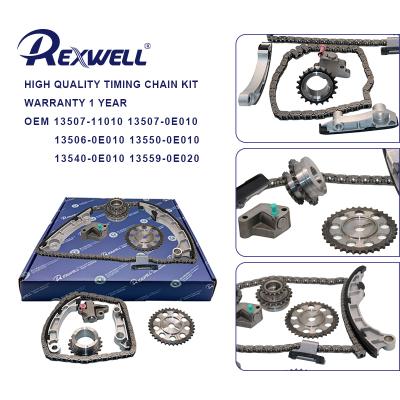 China 13507-11010 13507-0E010 13506-0E010 13550-0E010 13540-0E010 Car Engine Timing Chain Kit For Toyota Hilux Revo 1GD 2GD for sale
