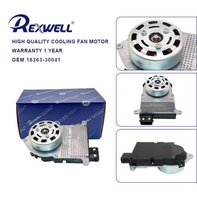 China 16363-30041 Automotive Radiator Cooling Fan Motor For Toyota Hiace KDH LH200 for sale