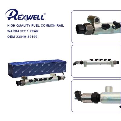 China 23810-30100 Fuel Common Rail For Toyota Hilux Land Cruiser 1KD KUN10 KDJ120 for sale