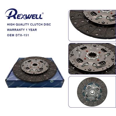 China DTX-151 31250-37090 31250-36570 Aisin Clutch Disc For Toyota Dyna Land Cruiser Hino 300mm for sale
