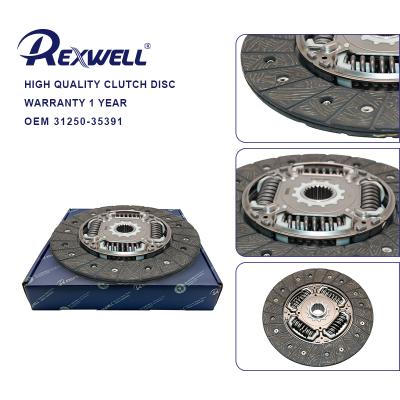 China 31250-35391 High Performance Clutch Disc for Toyota Hilux Pickup 235mm for sale